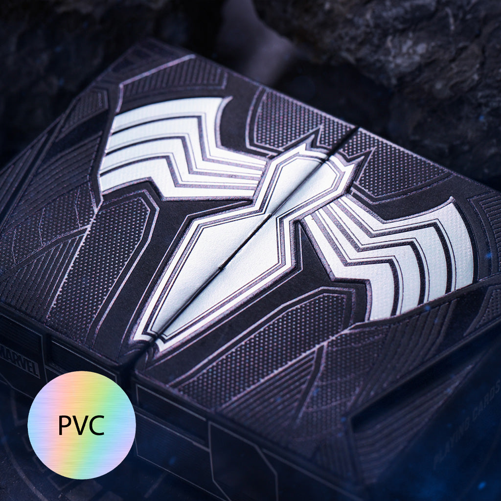 Spider-Man: Symbiote Playing Cards (PVC) | Card Mafia